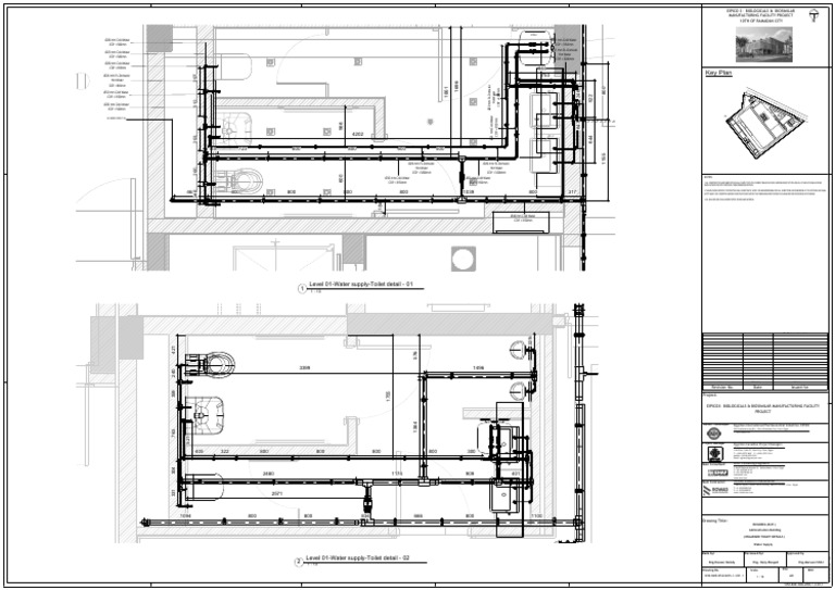 Sheet - (Enlarged Toilet Details) | PDF