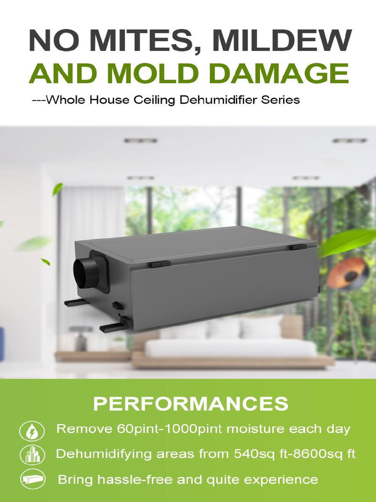 Drytec Ceiling Dehumidifier | PDF