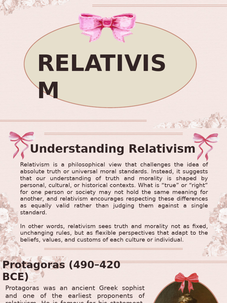 Relativism Ethical Framework | PDF | Relativism | Morality