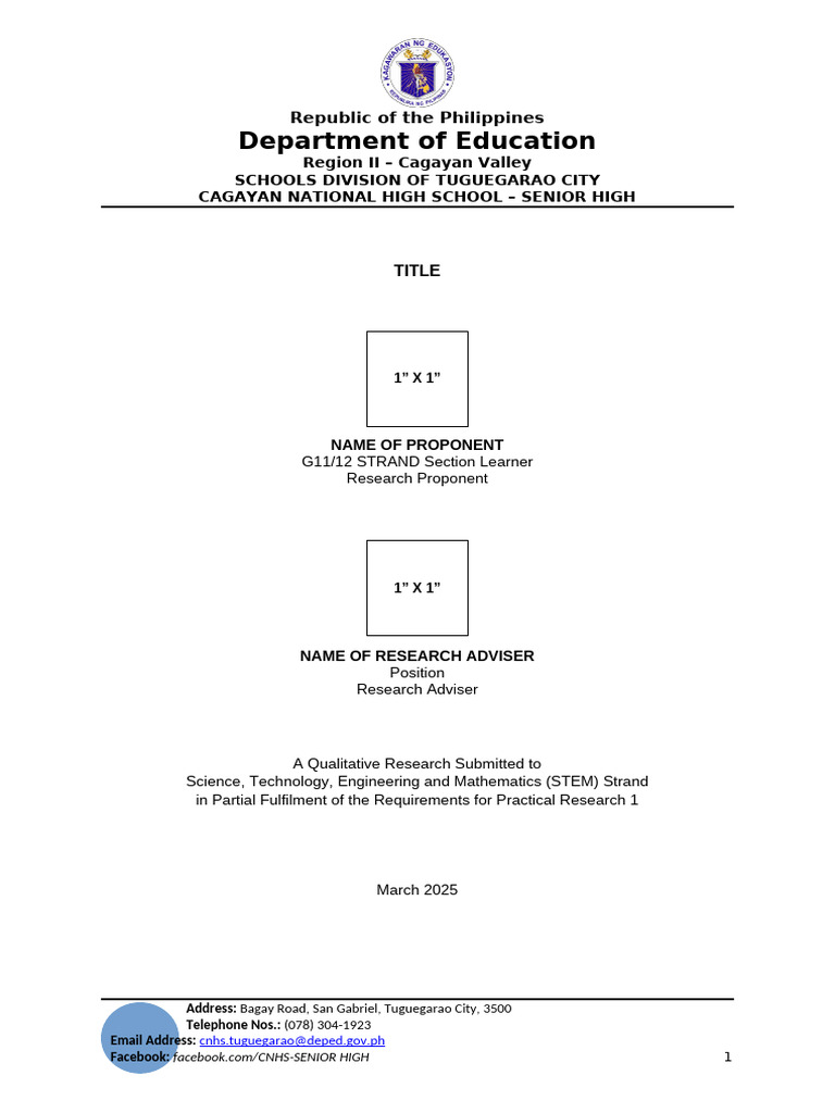 Qualitative Research Template Guide | PDF | Qualitative Research ...