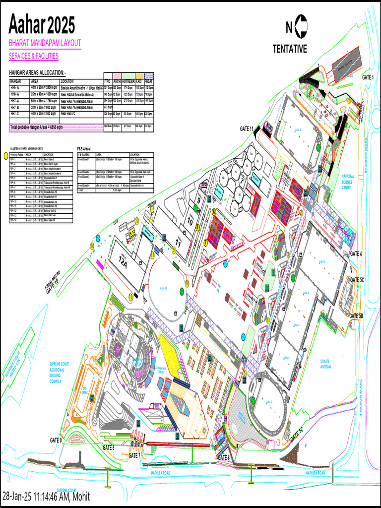 Aahar 2025 Site Layout | PDF