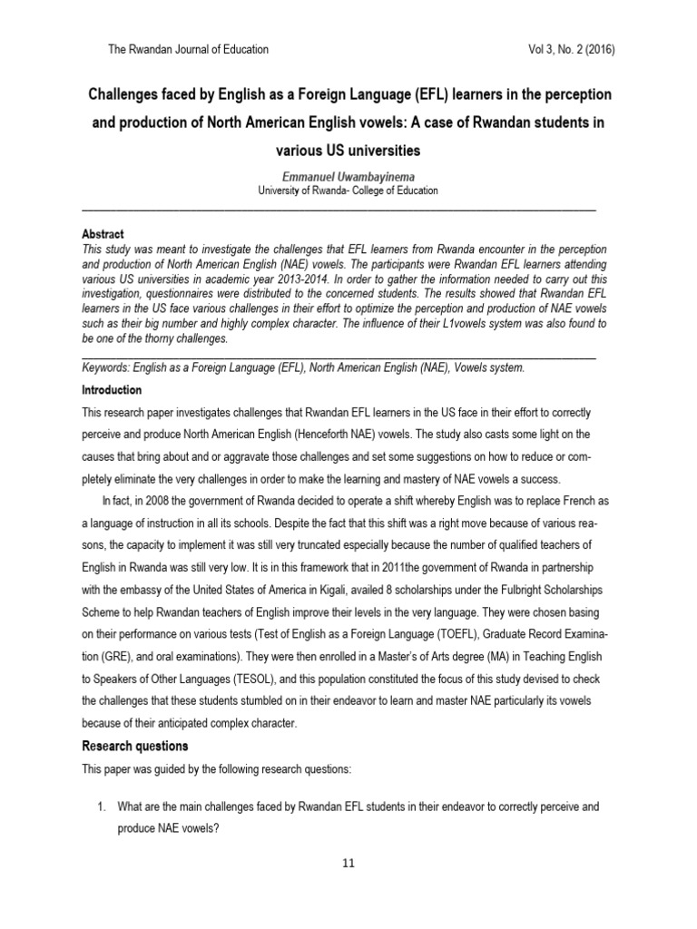 157207 | PDF | English As A Second Or Foreign Language | Second Language