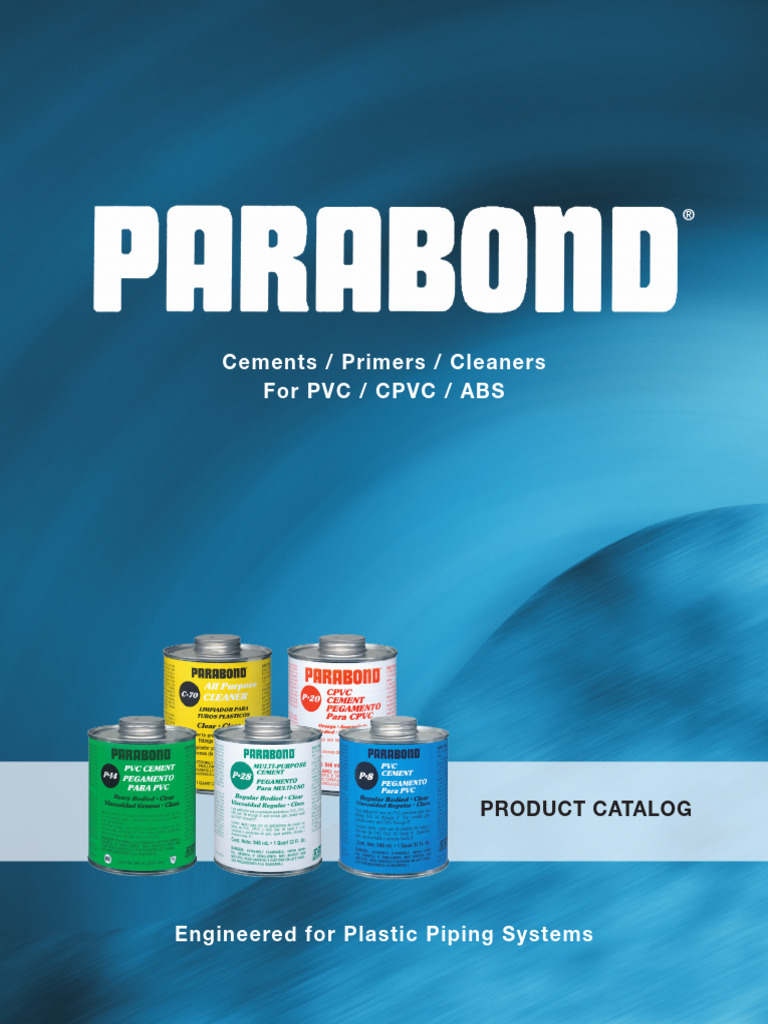 Parabond Brochure English AUG 2014 | PDF | Pipe (Fluid Conveyance) | Pint