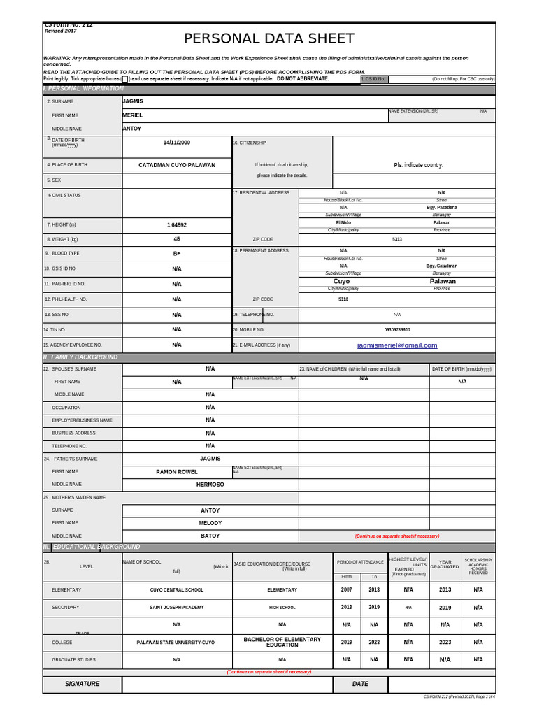 For Deped Pds Allyzzamae_012537_111046 | PDF | Government | Justice
