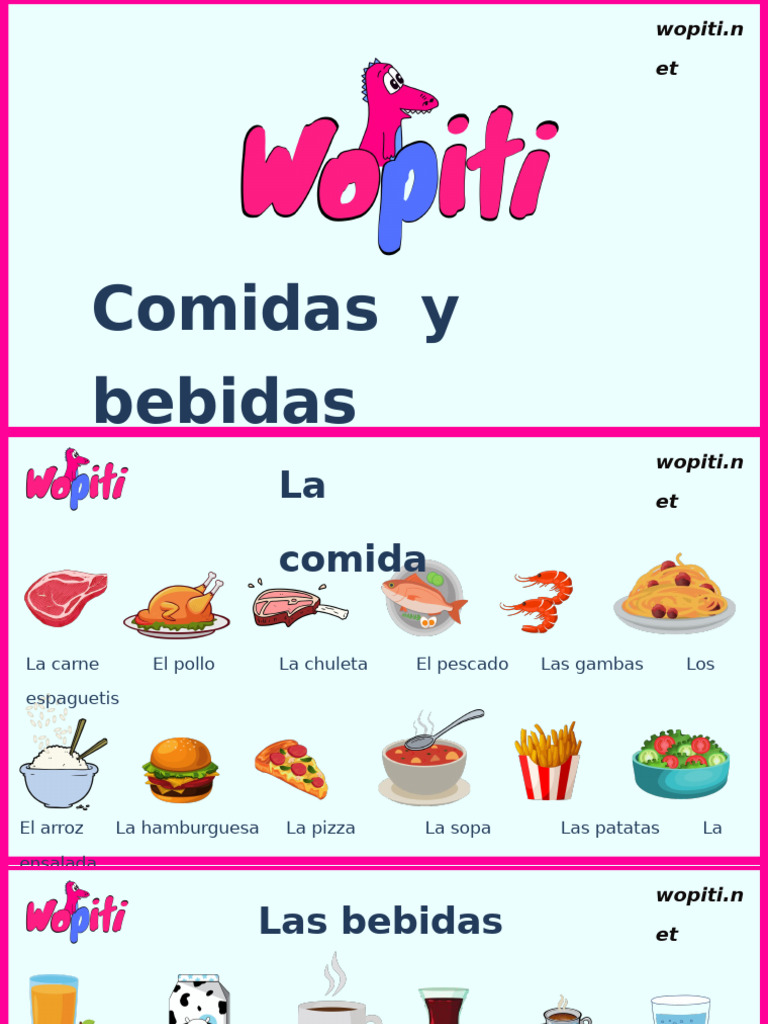 6 Comidas y Bebidas | PDF