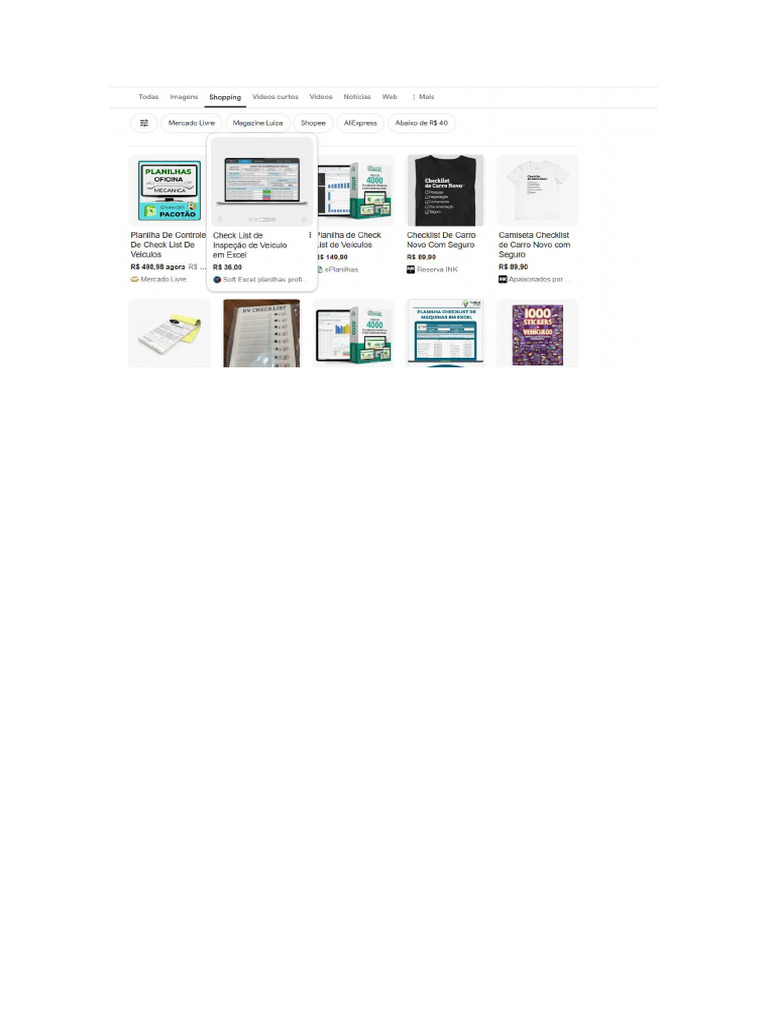 Checklis - Teste | PDF