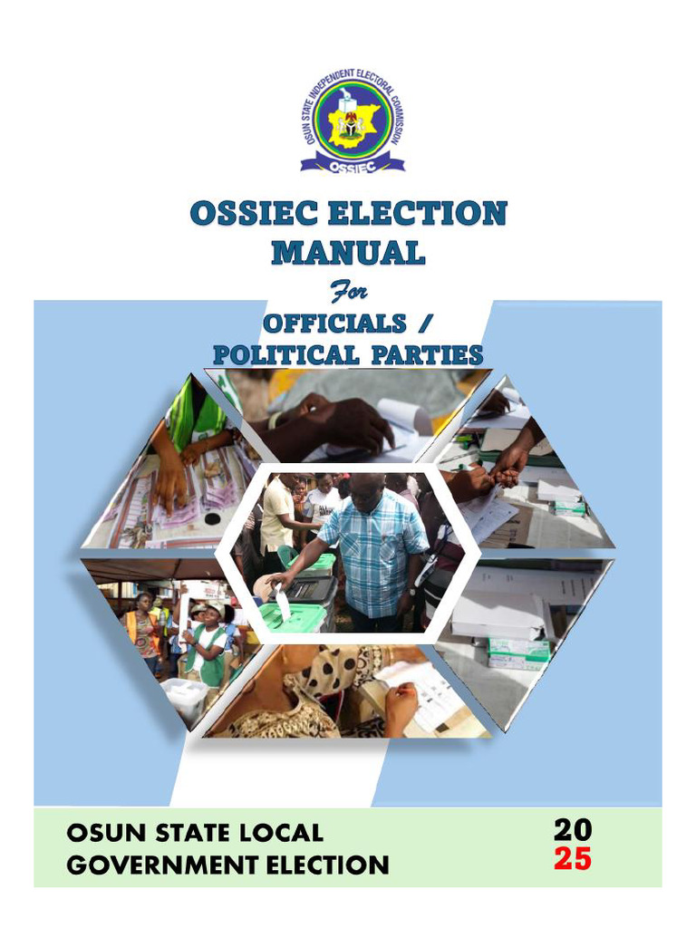 Training Manual For Poll Officials | PDF | Voting | Elections