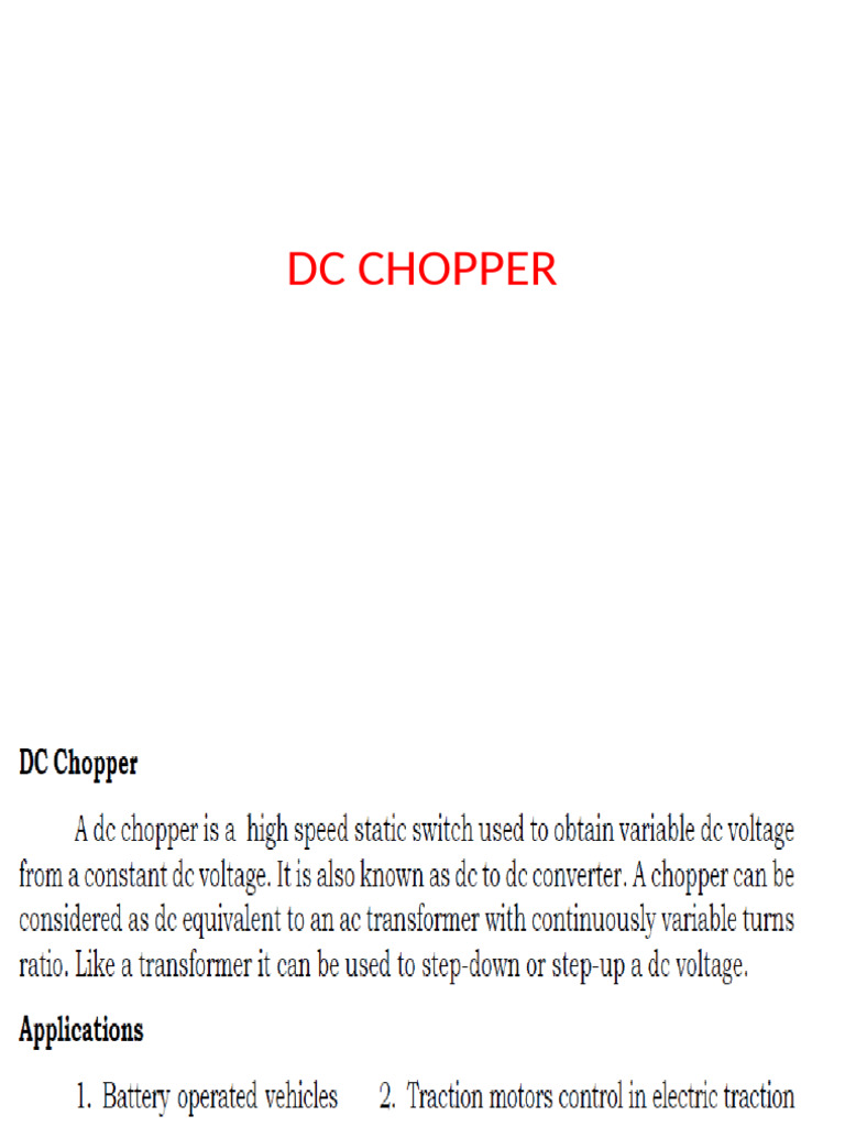 Power Electronics Unit 2 1740922198537 | PDF