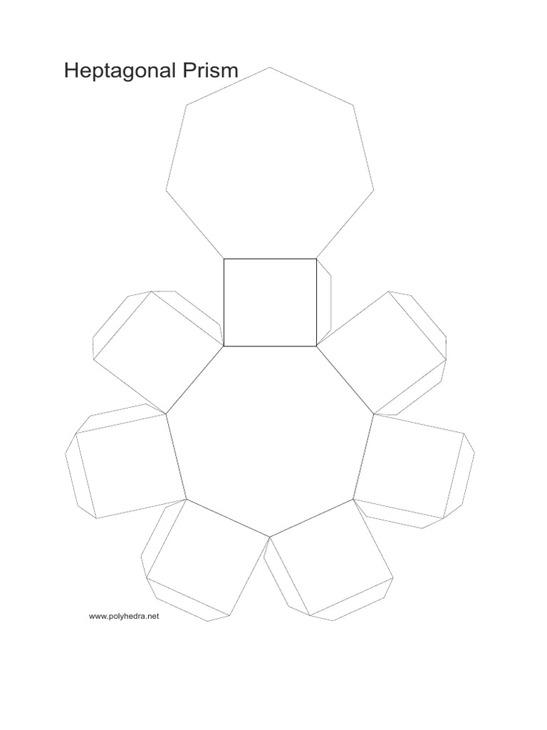 Prisma Heptagonal | PDF