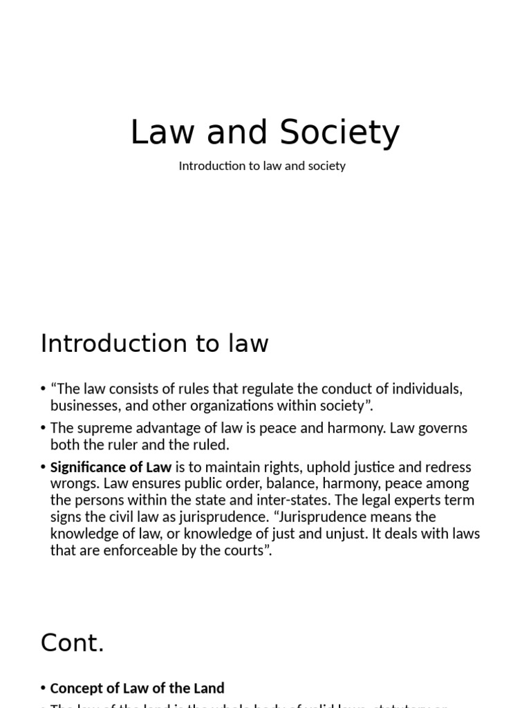 CH 1 Introduction To Law | PDF | Tribunal | Bill (Law)