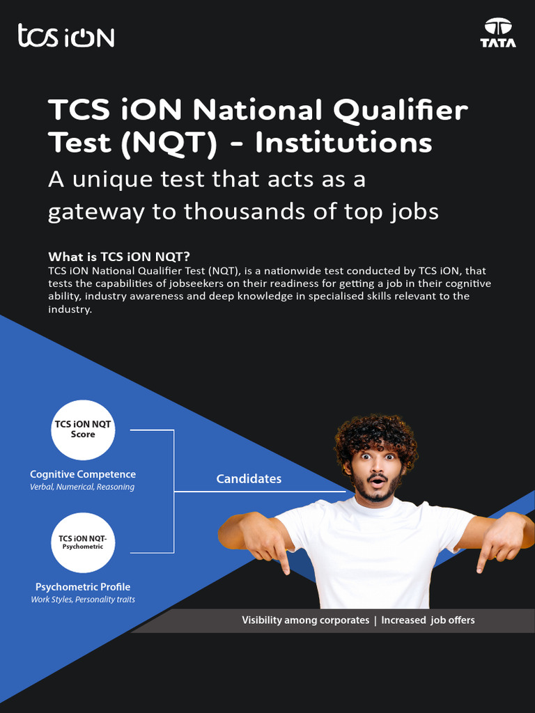 TCS iON NQT Institutions Brochure | PDF