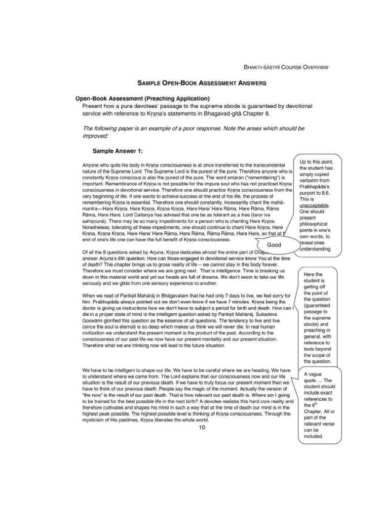 05 Sample Open Book Assignment Answers | PDF