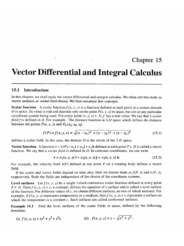 Vector Calculus | PDF