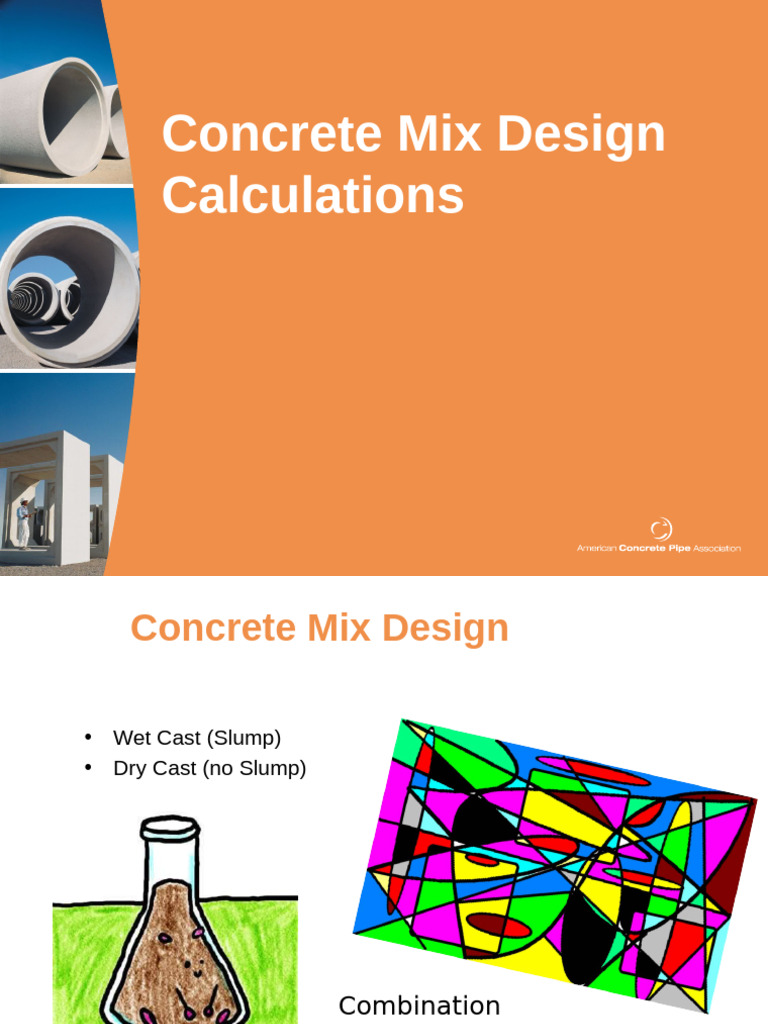 Concrete Mix Design Calculations | PDF | Concrete | Construction Aggregate