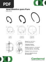 UNI 7435 DIN 471: Anelli Elastici Di Sicurezza Per Alberi | PDF