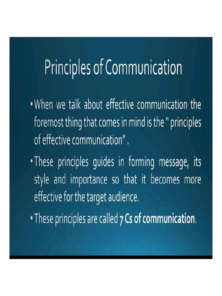 7 C's of Communication | PDF