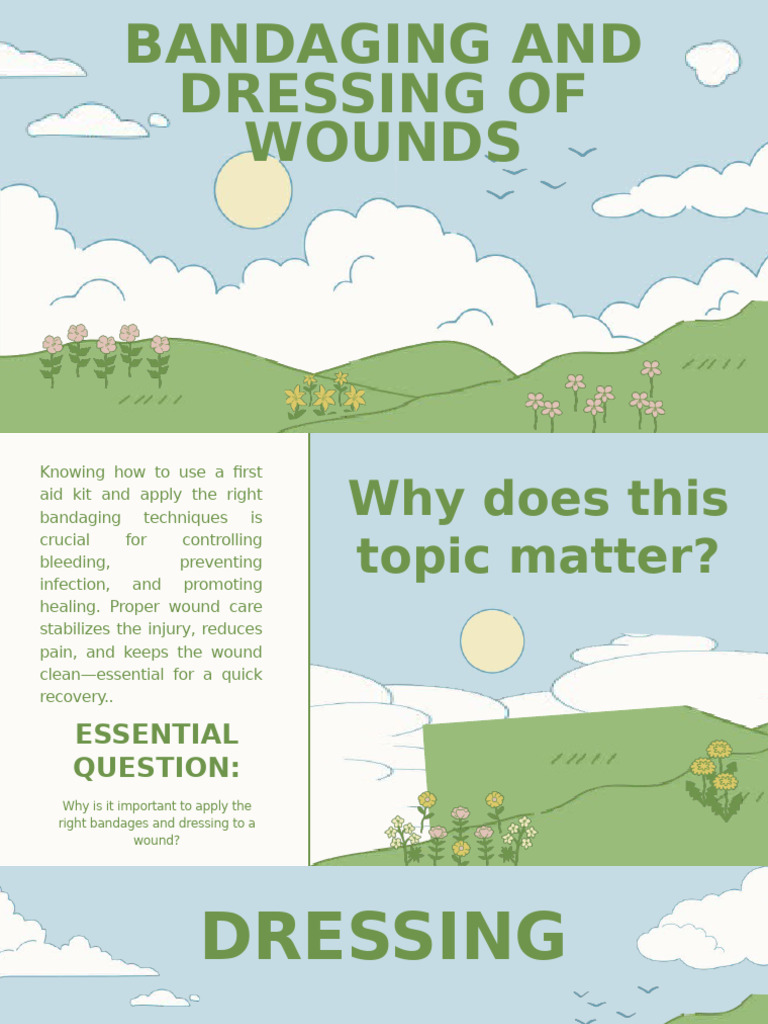 Bandaging and Dressing of Wounds | PDF | Wound | Injury
