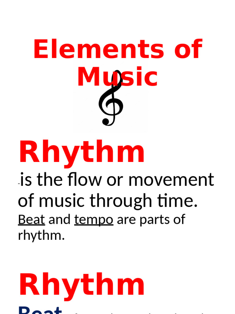 10th Elements of Music | PDF | Songs | Rhythm