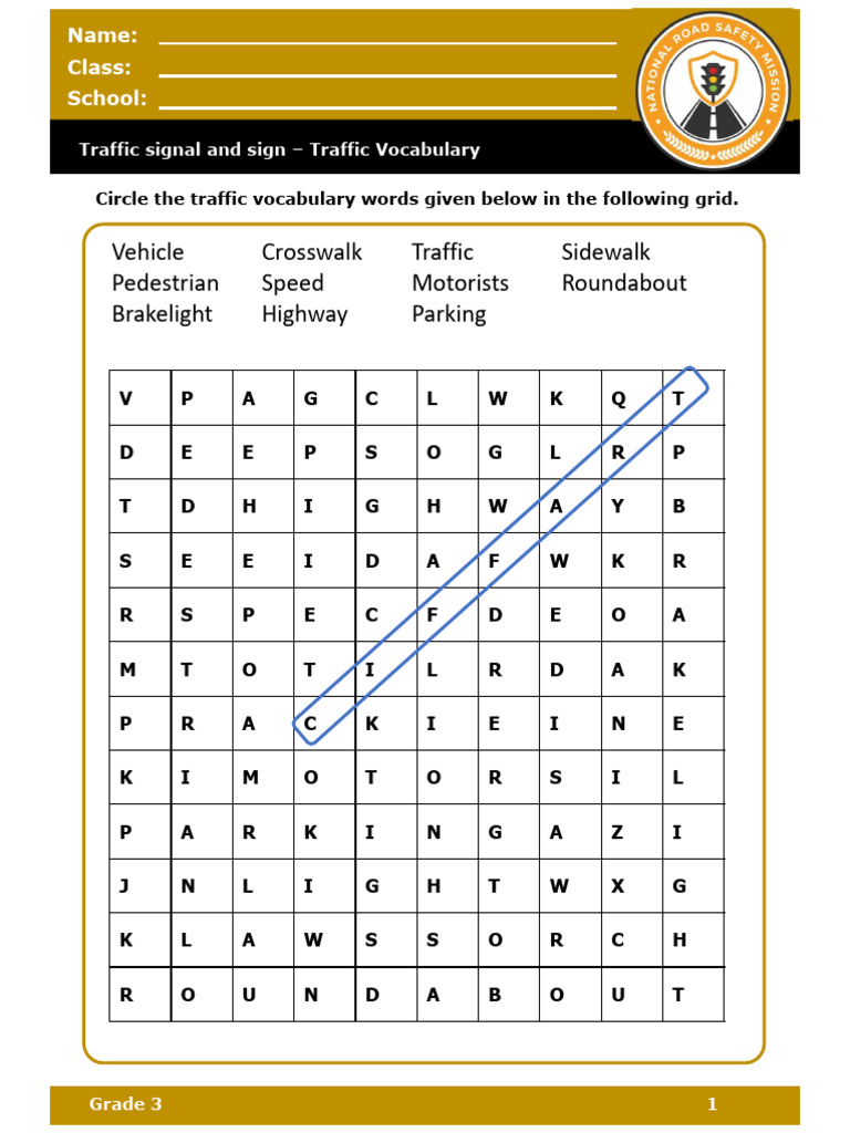 2890217-Traffic_Vocabulary | PDF