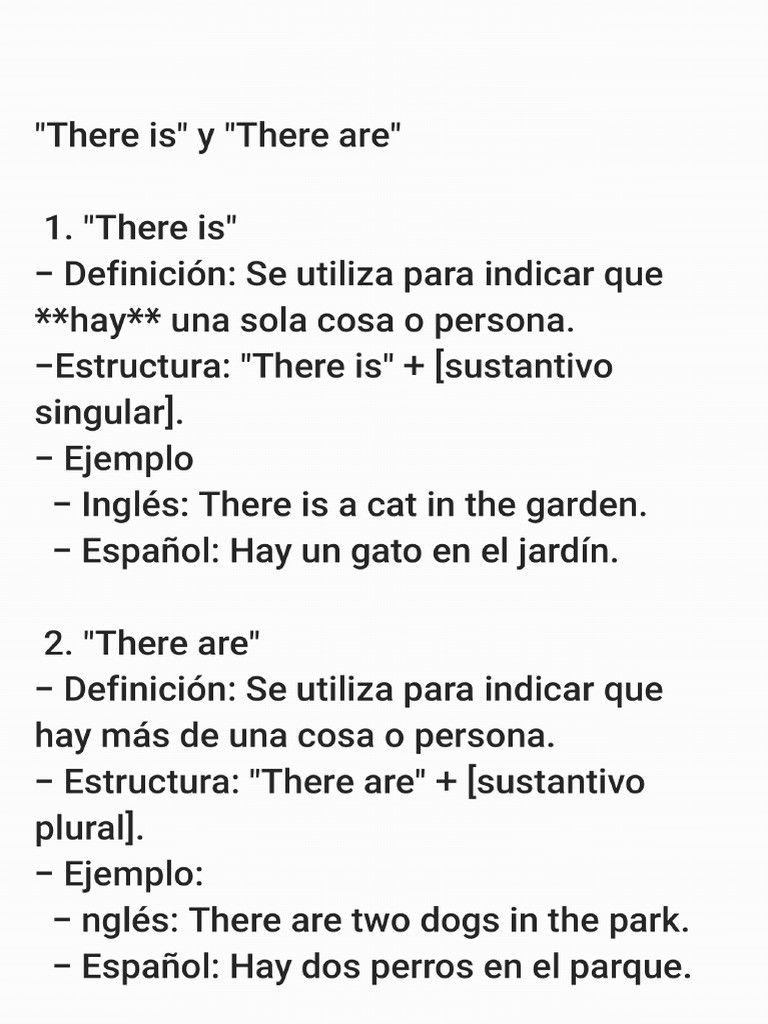 There Is - There Are | PDF