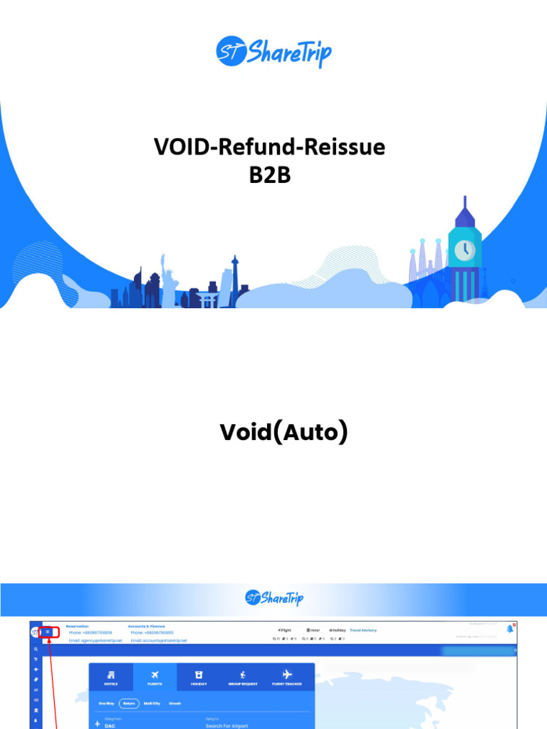 Void Refund Reissue | PDF