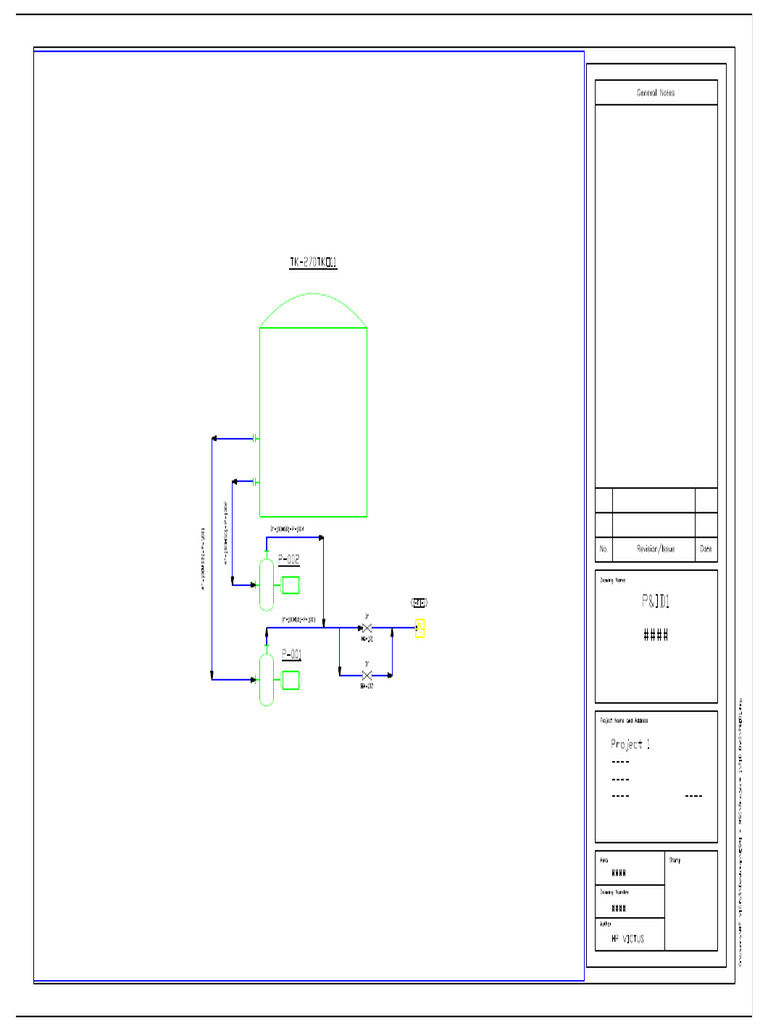 p&Id1-Pid Iso a1 Title Block | PDF