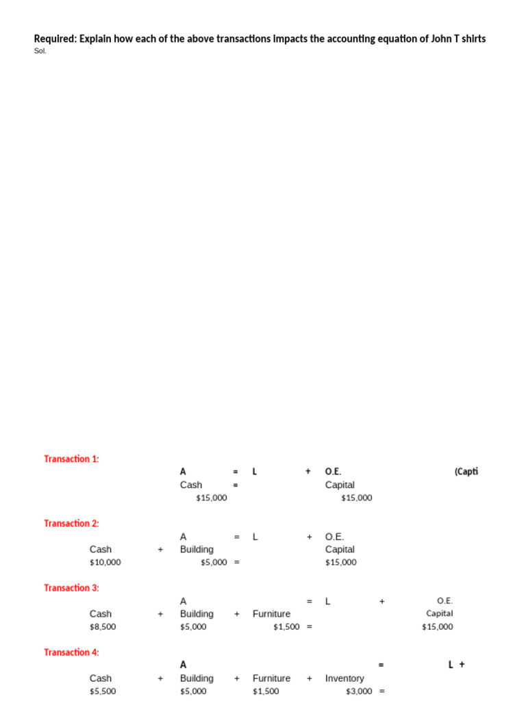 03 - FinancialStatement - Basics - 01 (Prob 1 and Sol) | PDF | Debits And Credits | Business ...