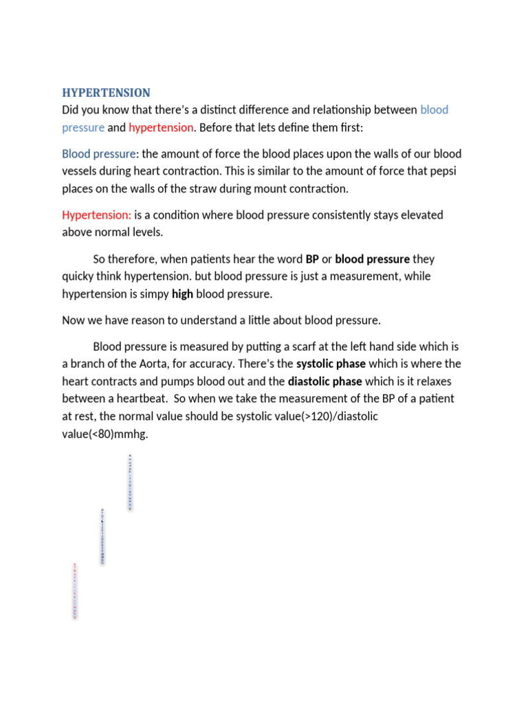 HYPERTENSION assignment. | PDF | Blood Pressure | Hypertension