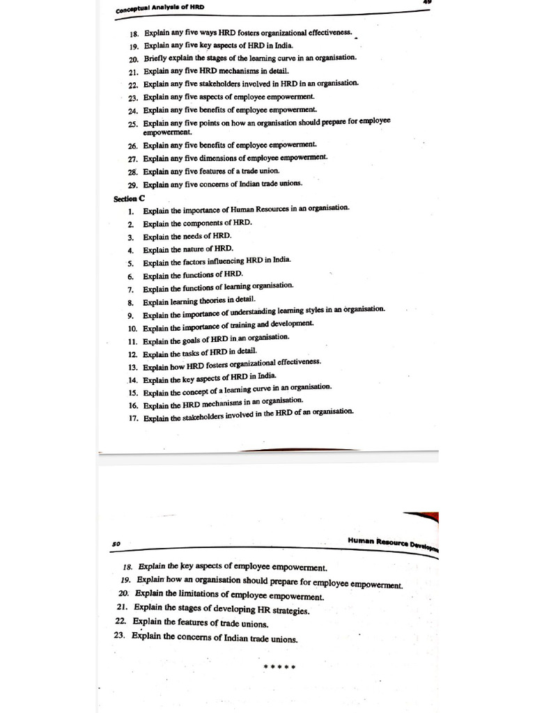 HRD Questions | PDF