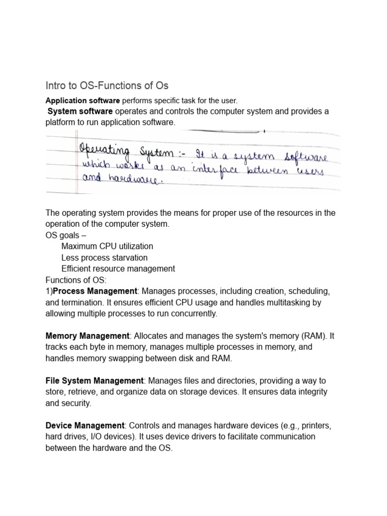 OS | PDF | Operating System | Process (Computing)