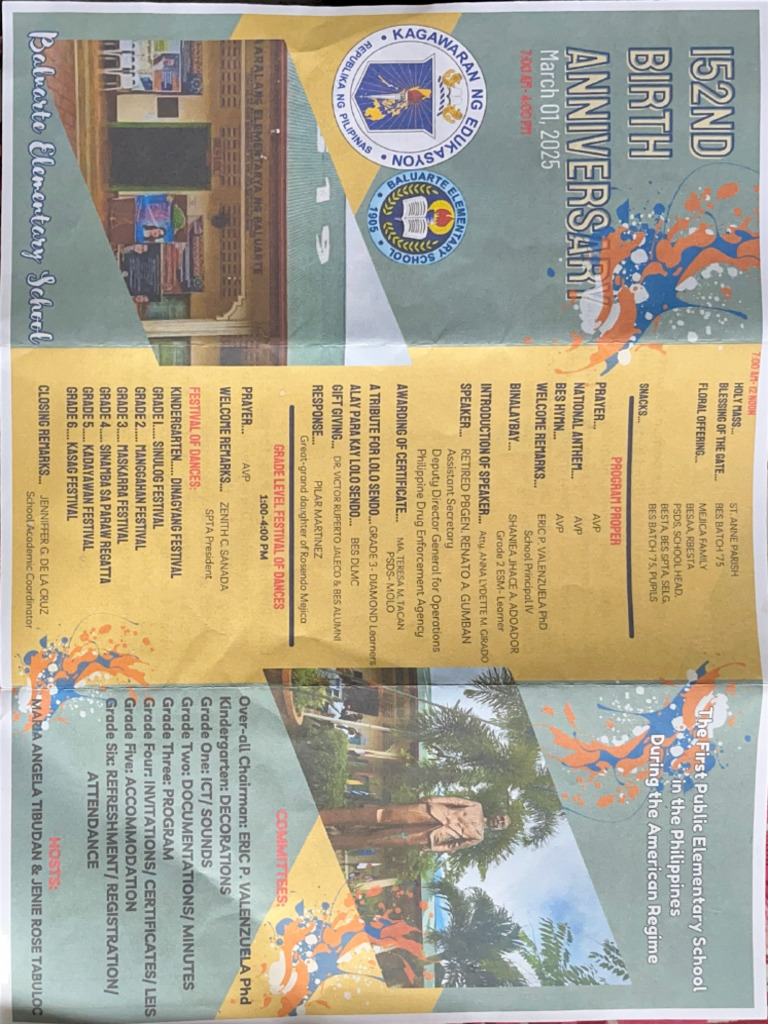 Founders Day Program | PDF