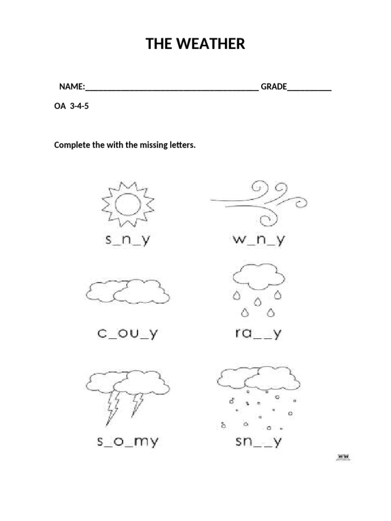 The Weather | PDF