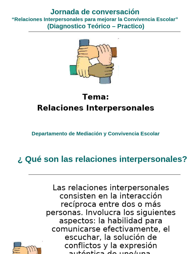 Relaciones Interpersonales | PDF | Amor | Las emociones