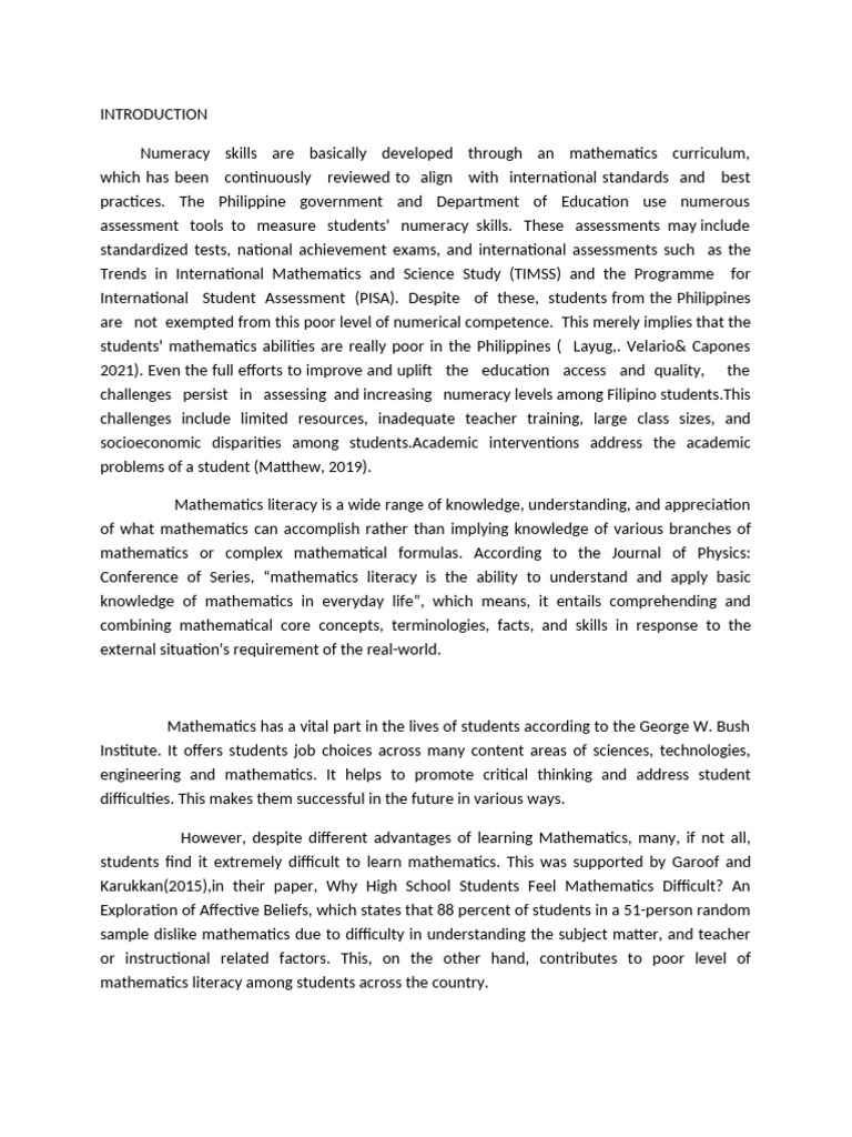 CHAPTER 1 PR2 | PDF | Mathematics | Learning