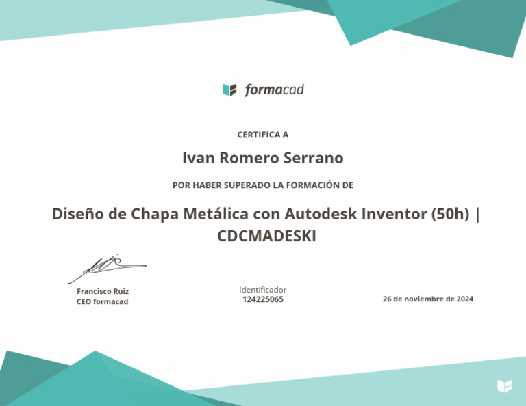 Diploma de DiseÃ o de Chapa MetÃ¡lica | PDF