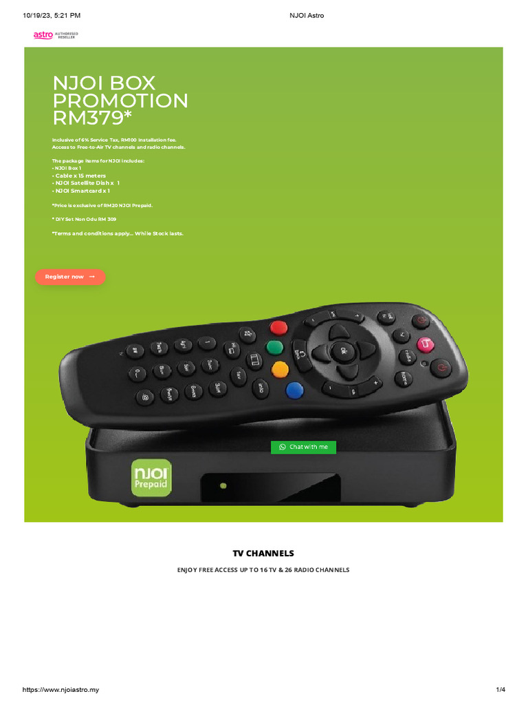 NJOI Astro | PDF | Television Technology | Television