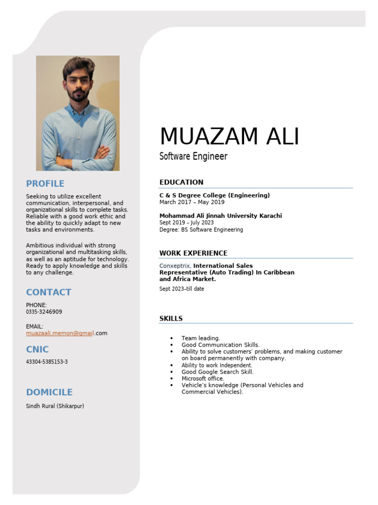 Muazam Ali (2) | PDF