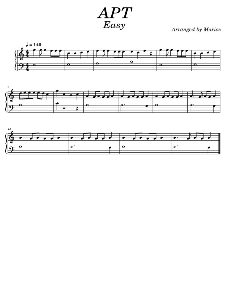 Apt Ros Blackpink | PDF