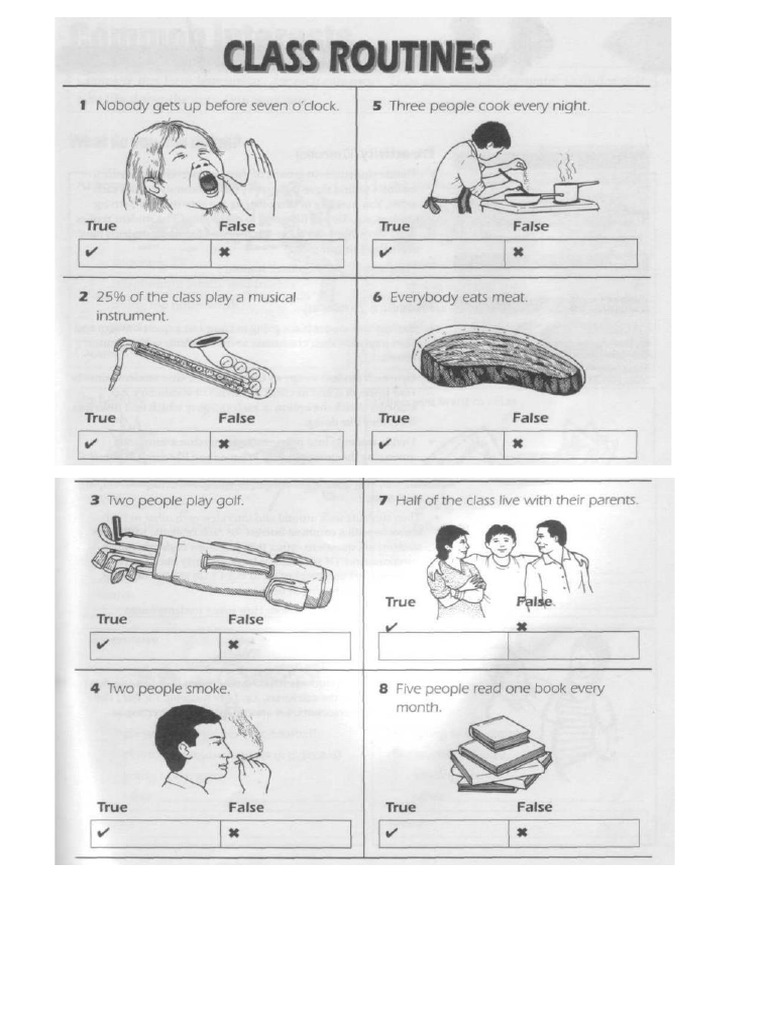 Class Routines | PDF