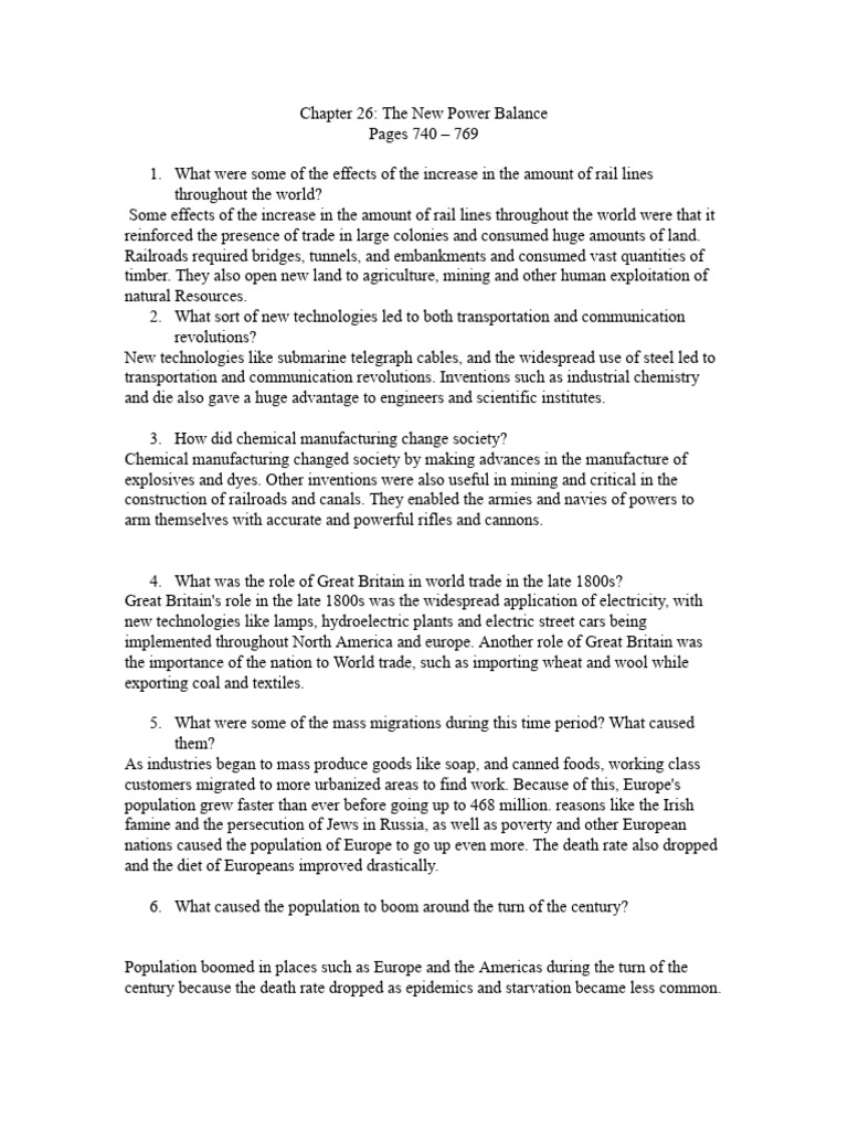 Power Balance Questions | PDF | German Empire | Nationalism