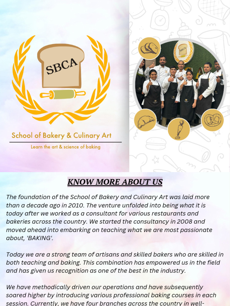 SBCA-Course-Brochure-Pune-Gurgaon | PDF | Cakes | Baking