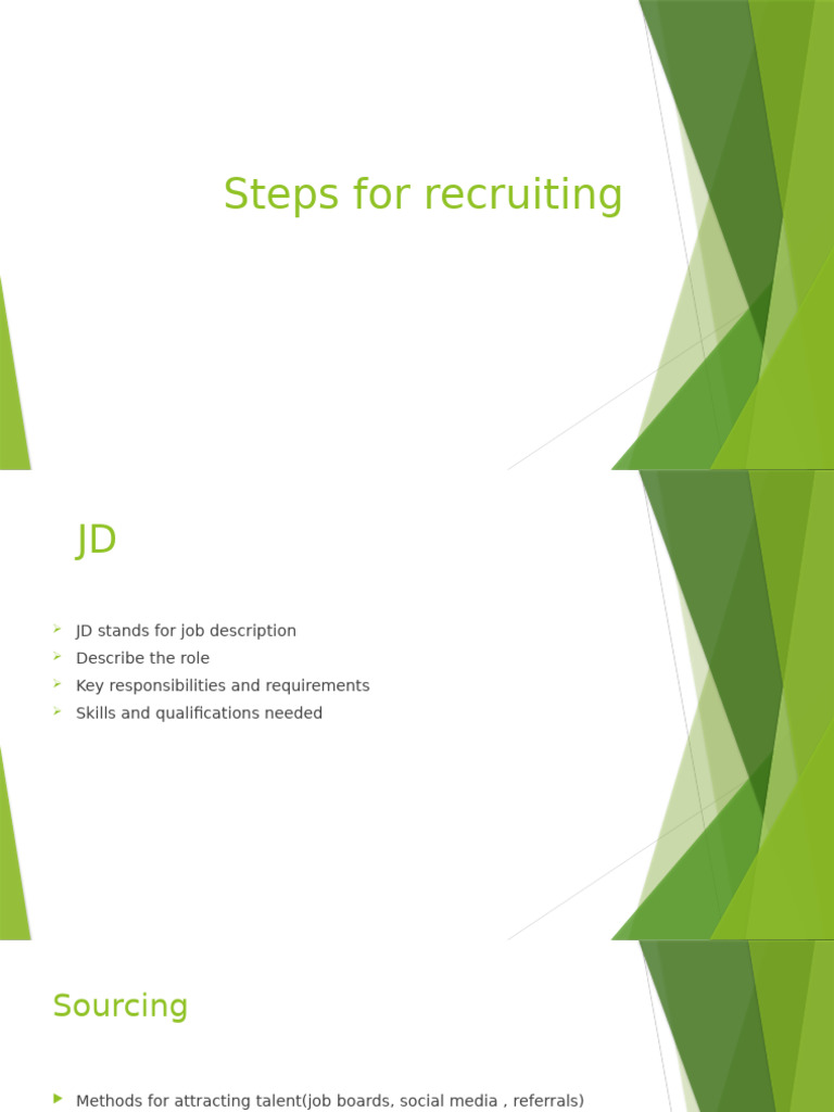 Recruitment Process Guide | PDF