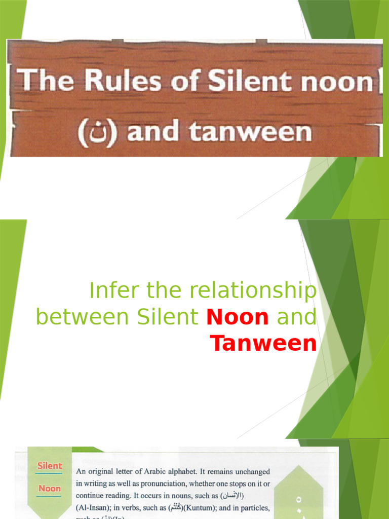 GR 6 Noon Silent Tanween | PDF