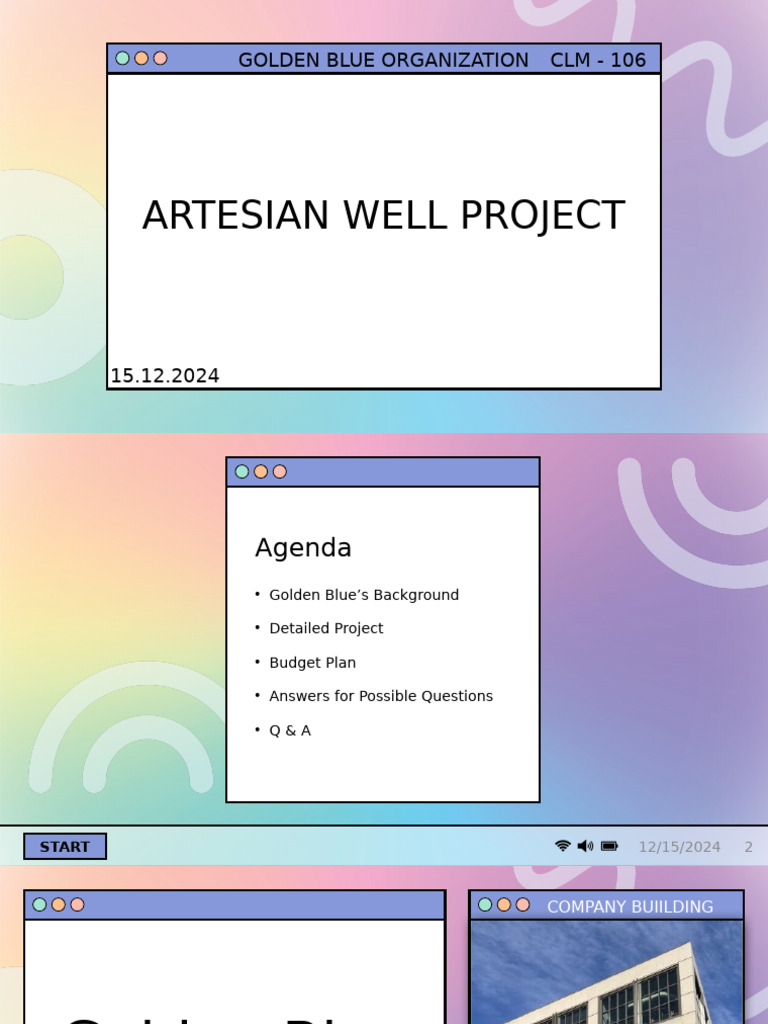 Artesian Well Project Overview | PDF | Water | Fresh Water
