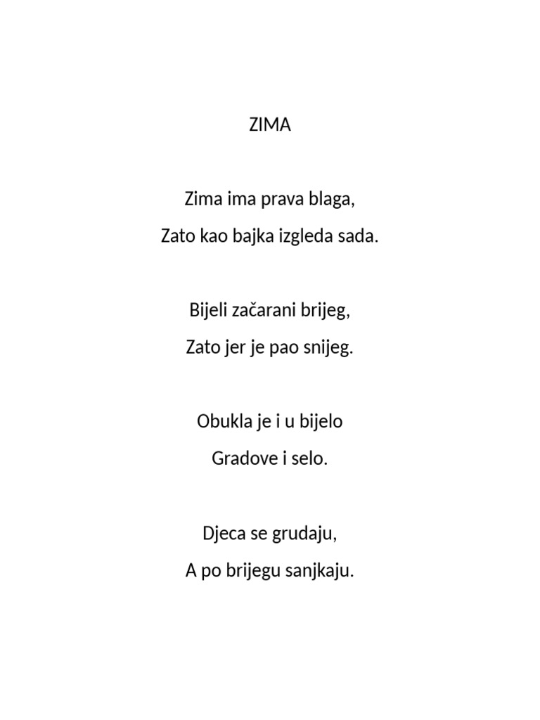 Zima | PDF