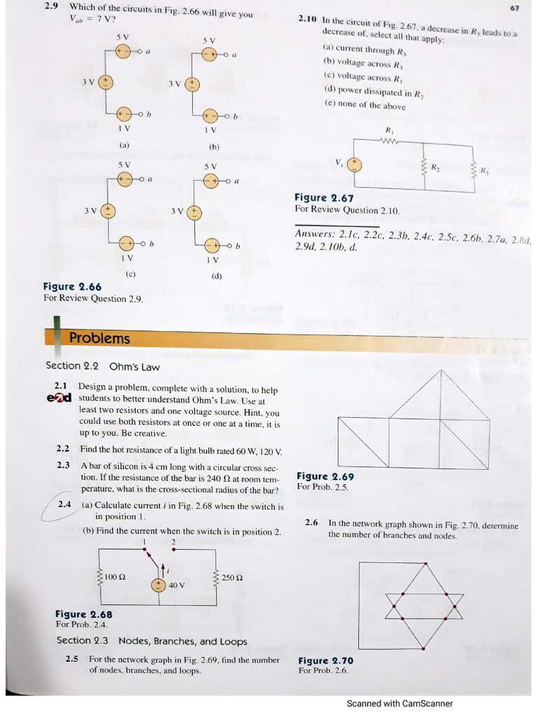 Problem Exercises Chapter 2 | PDF
