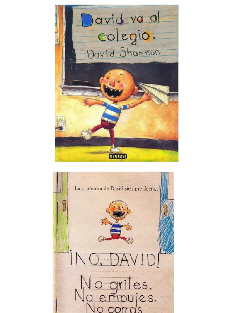 David Va A La Escuela David Shannon Pdf