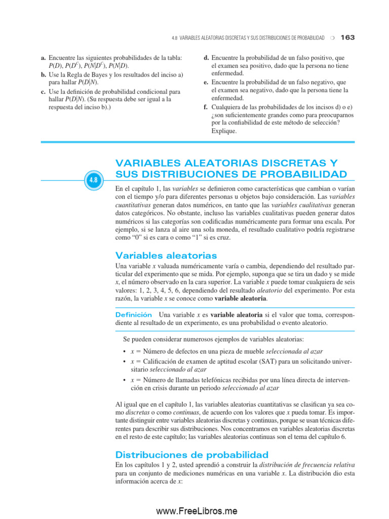 Variables Aleatorias Discretas y Sus Probabilidades | PDF | Diferencia | Teoría de probabilidad