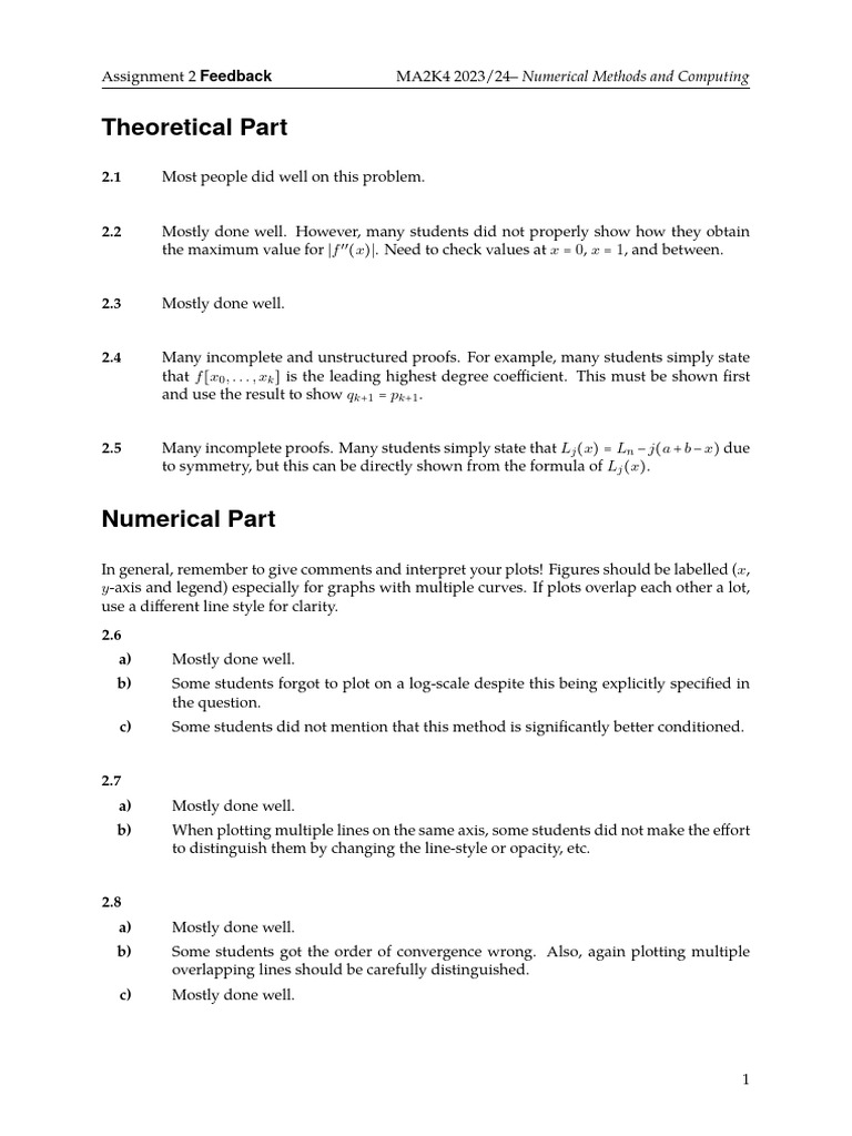 Assignment 2 Feedback Pdf 5735