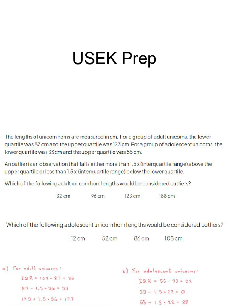 USEK Preparation | PDF